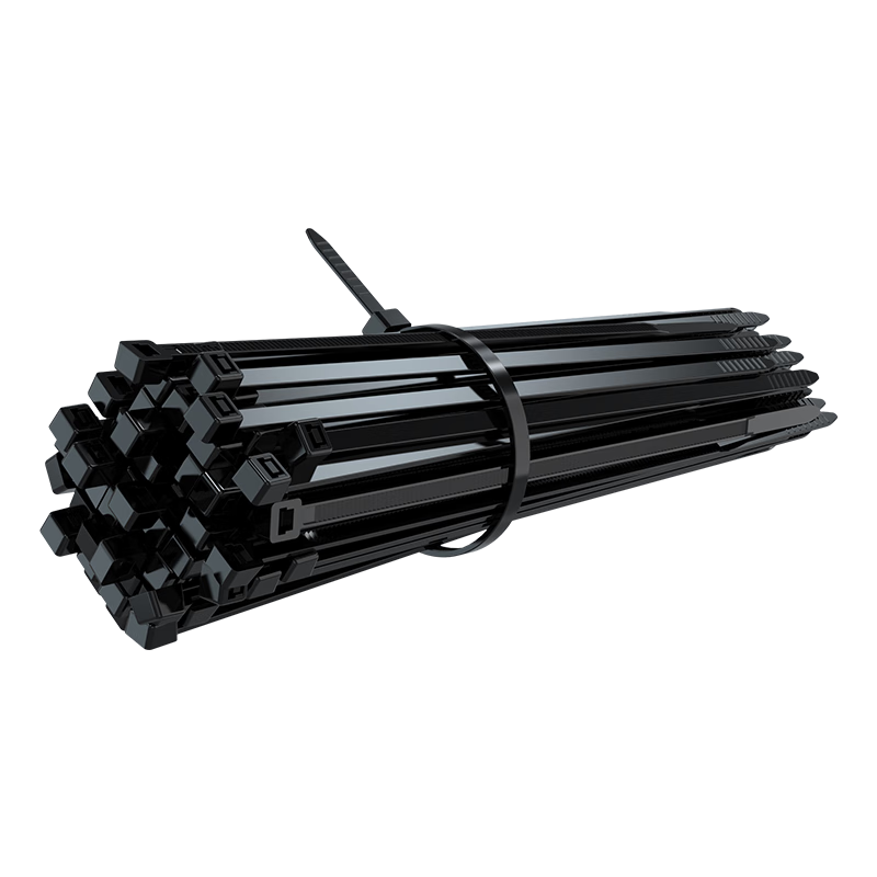 Shengwei Самоблокирующиеся нейлоновые стяжки 4.8x350 мм 100 шт. в пакете черные для организации проводов на столе