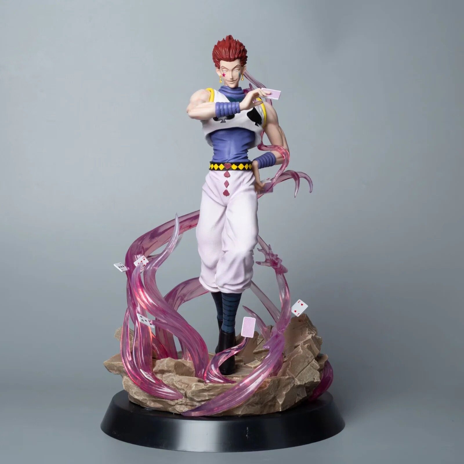 Набор фигурок-моделей Хисоки с двумя головами из серии Hunter x Hunter Resonance: GK Hisoka Double-Headed Scene Statue Model Box Set