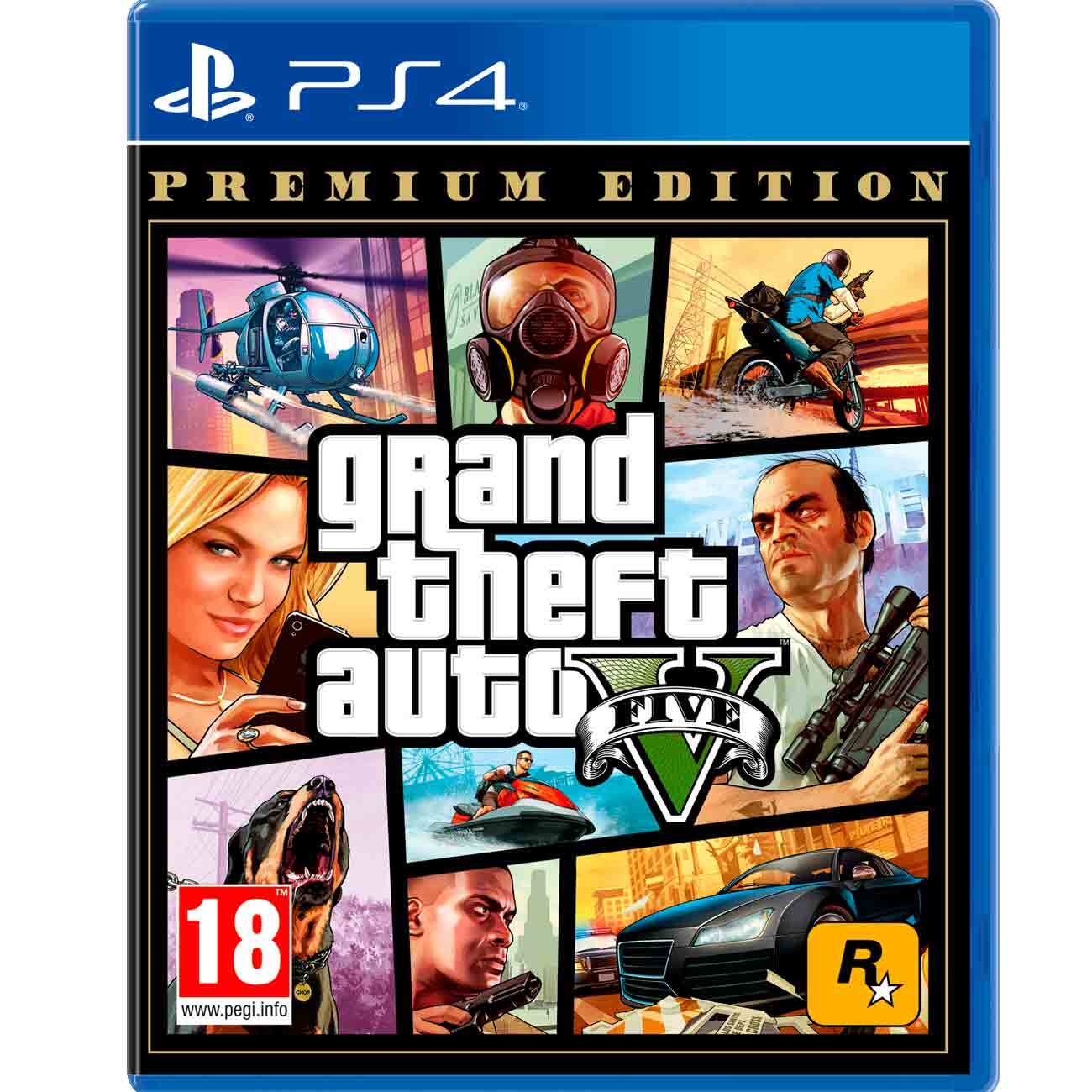 PS4 игра Grand Theft Auto V. Premium Edition