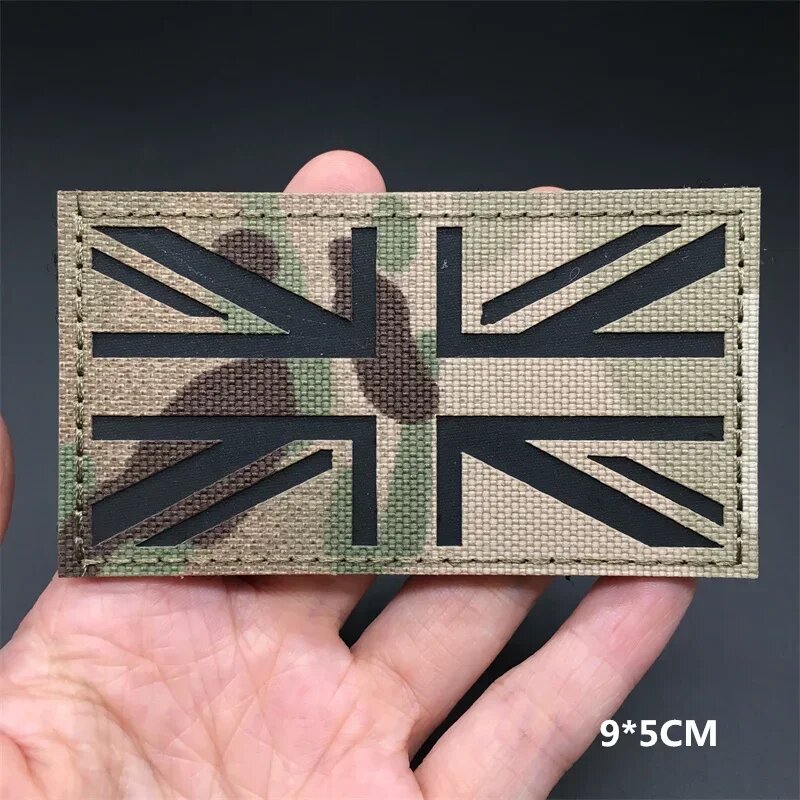 Нашивка Union Jack Multicam, 9*5см