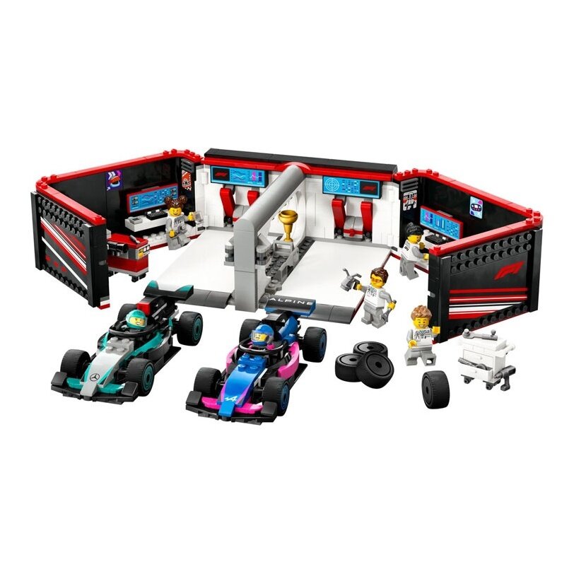 LEGO F1 Гараж и Mercedes Конструкторы 678 шт. 60444