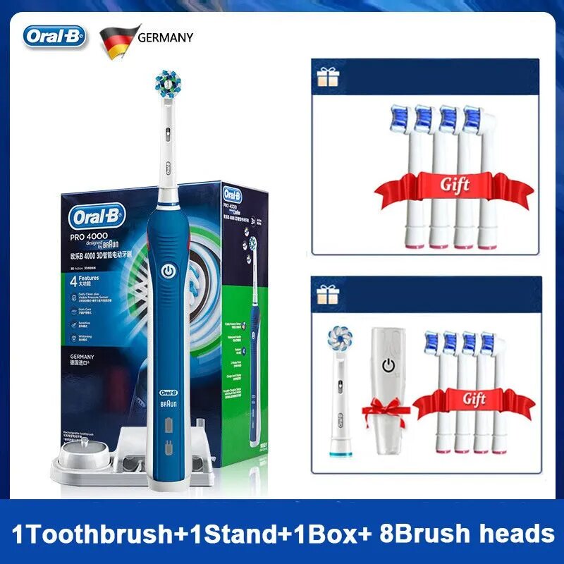 Oral-B Электрическая зубная щетка Pro4000