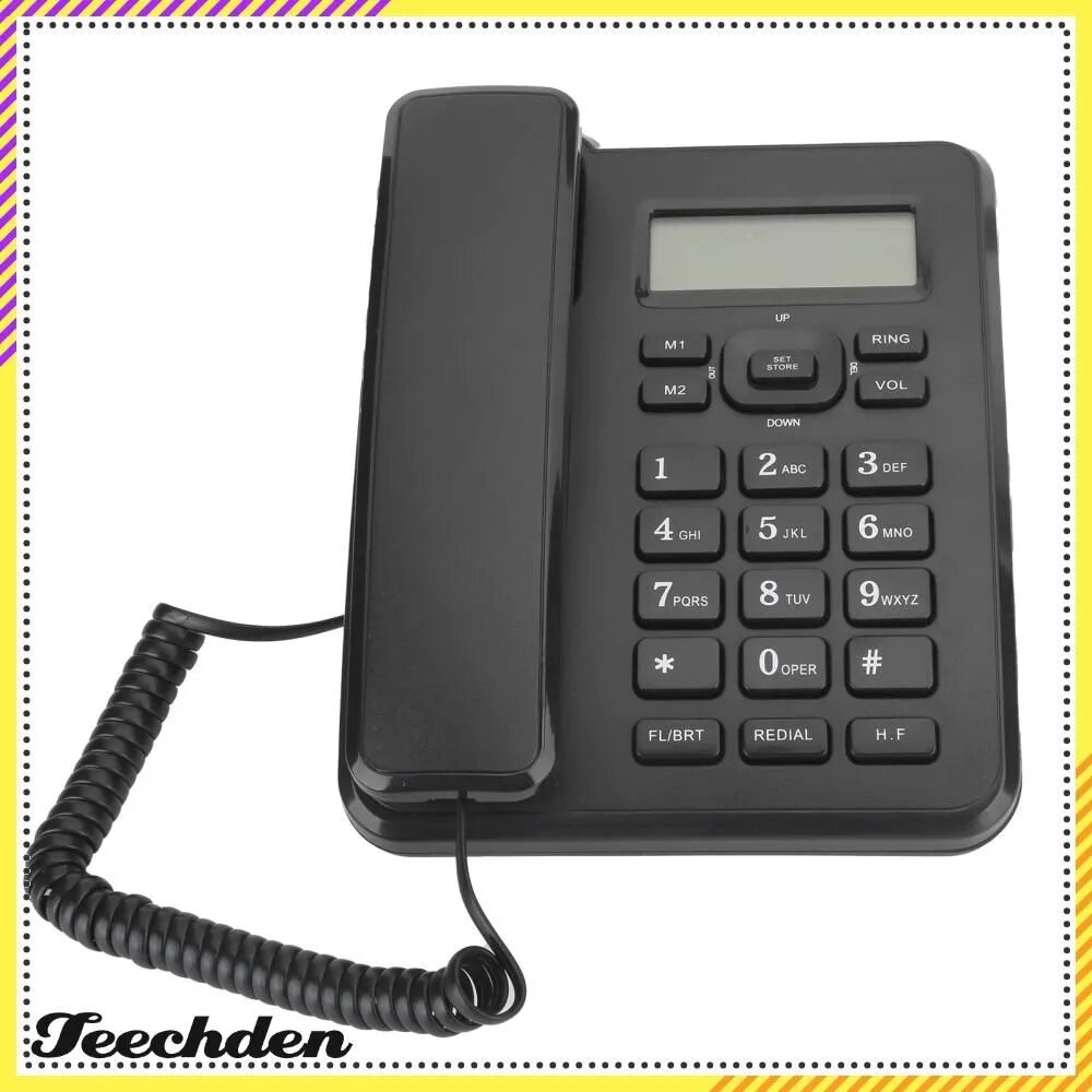 Кабельный телефон KX-T6001CID, офисный, с поддержкой Caller ID, удобный