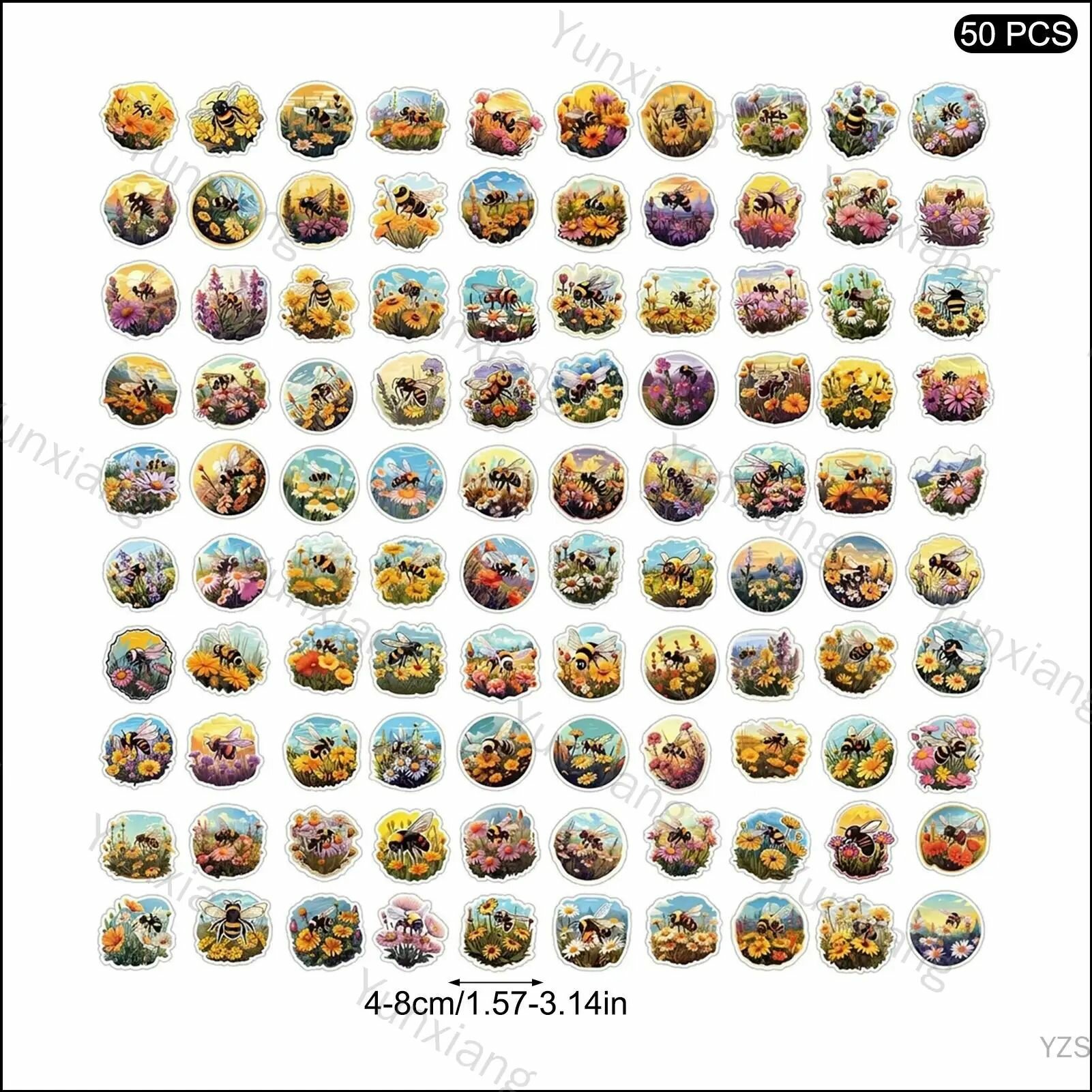 Наклейки, листов: 50