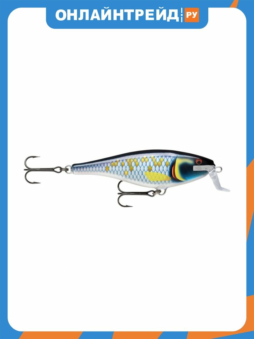 Воблер Rapala Super Shad Rap плавающий 1,5-2,7м, 14см 45гр, SSR14-SCRB