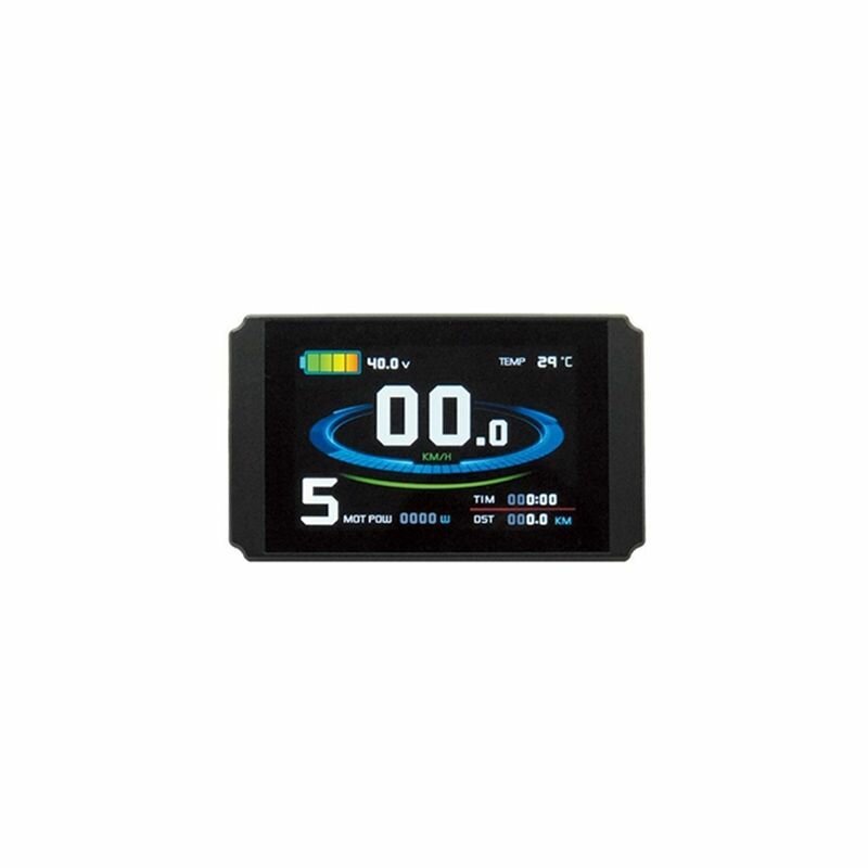ЖК-дисплей для электрических велосипедов KT 24V 36V 48V LCD8HU Велосипедная модифицированная литиевая электроэнергия с общим разъемом
