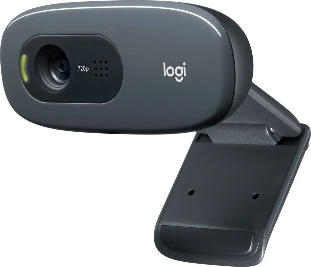 Logitech C270 HD Веб-камера с микрофоном, черная