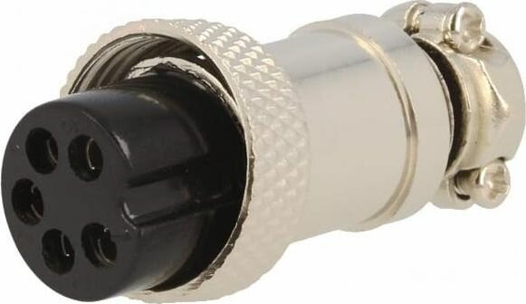 N/A MIC325 Вилка; микрофонный; "мама"; PIN: 5; на провод; прямой, 1шт
