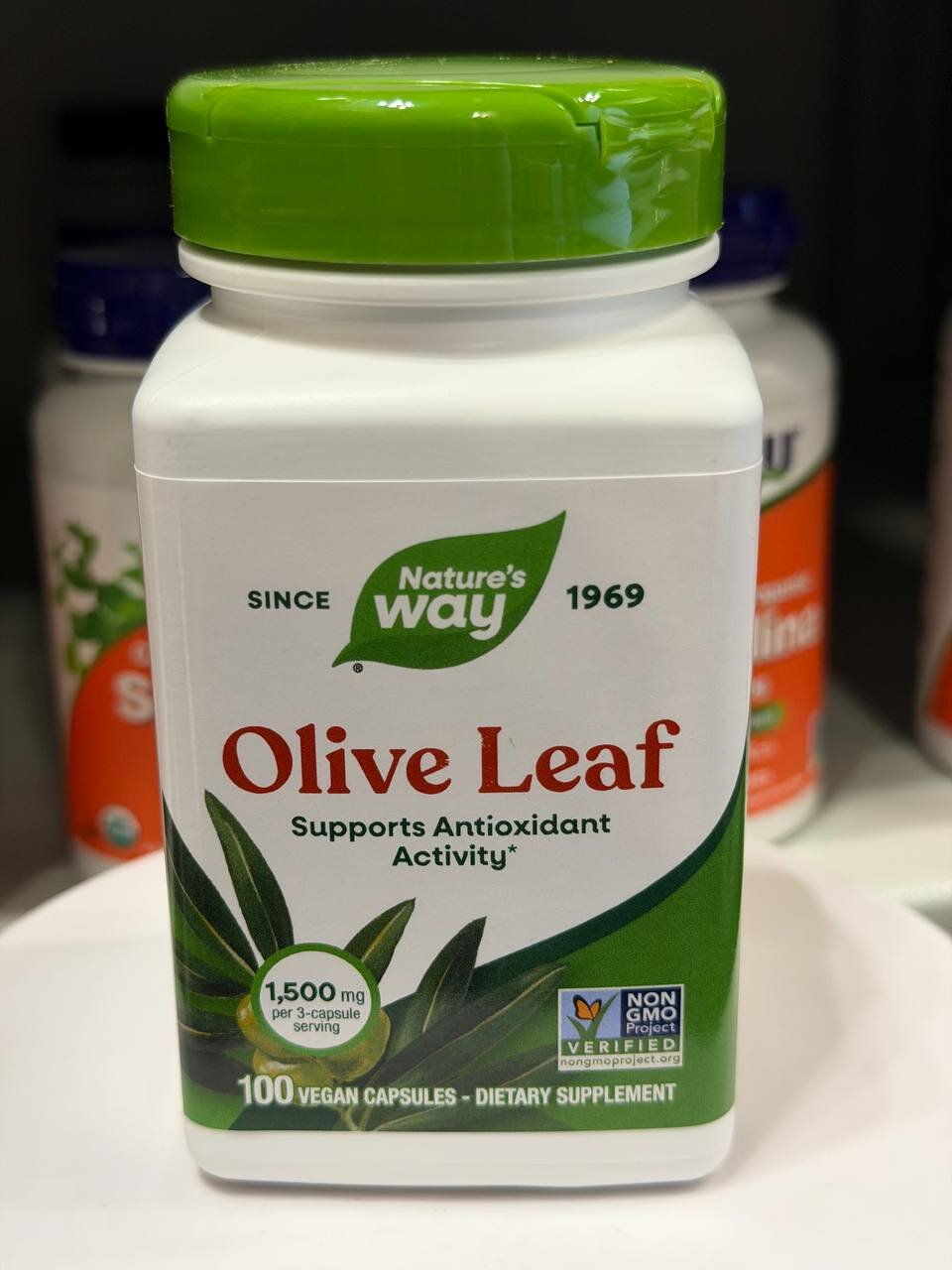 Nature's Way Olive Leaf - Лист оливы для борьбы с вирусными инфекциями 100 капсул