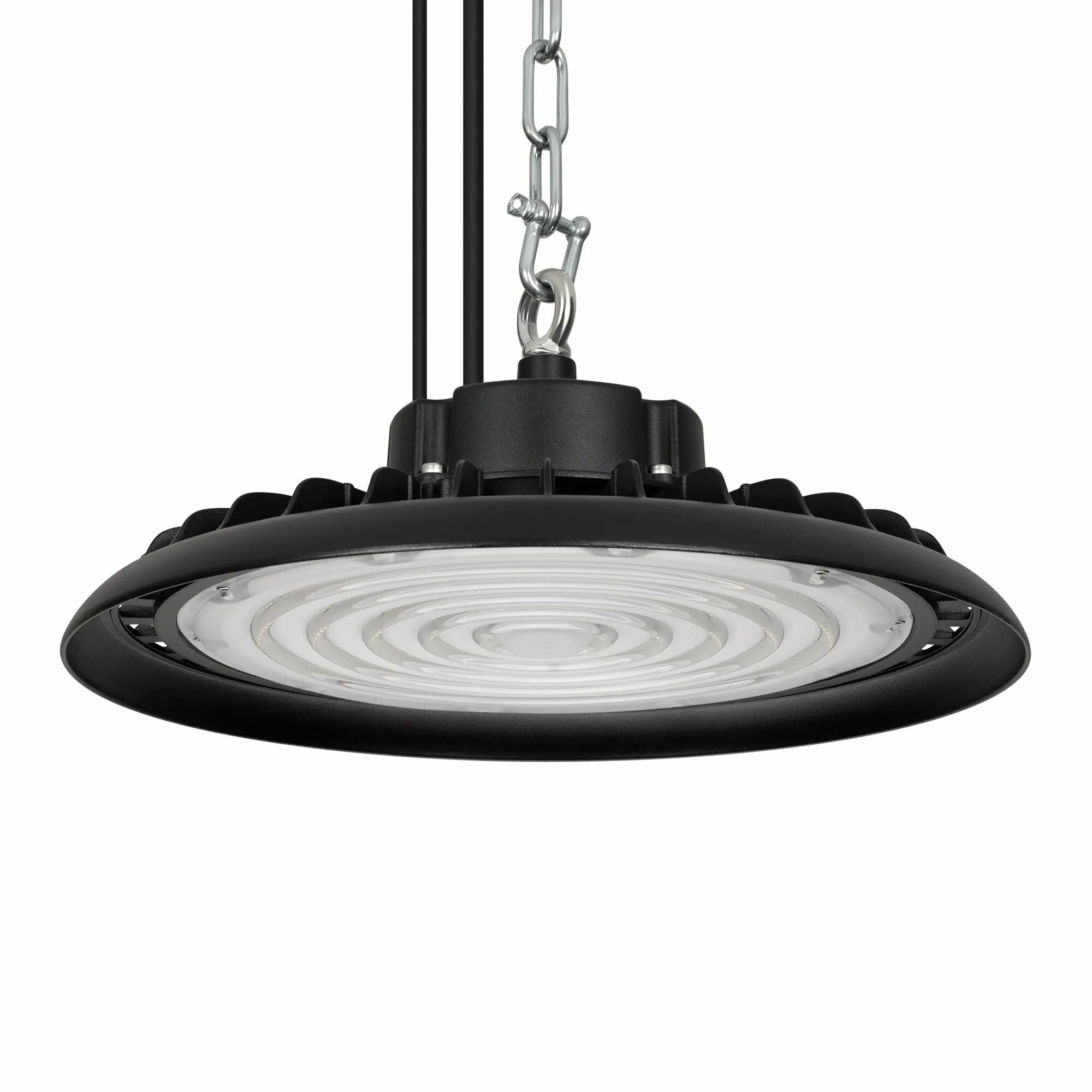 Промышленный подвесной светильник Arlight SP-ARIVA-DIM-R350-200W White5000 (BK, 90 deg, 230V, 0-10V) 052862