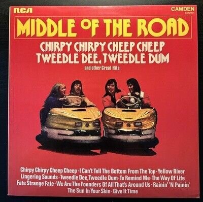 Виниловая пластинка Middle Of The Road - Great Hits (England 1971г.)
