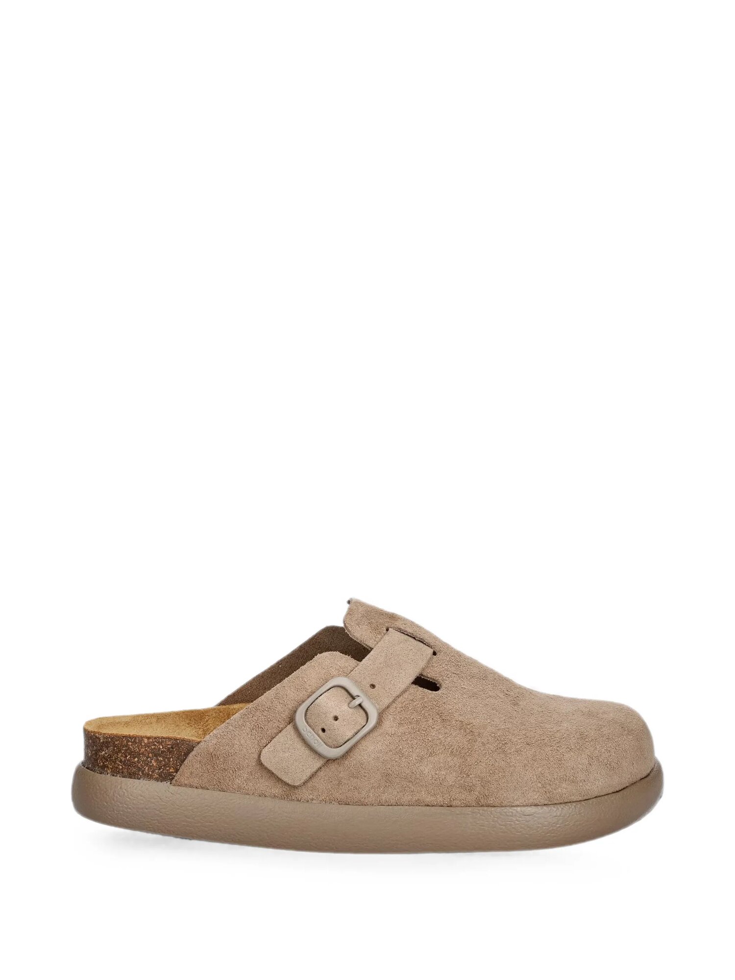 Тапочки Buckle-fastening suede slippers