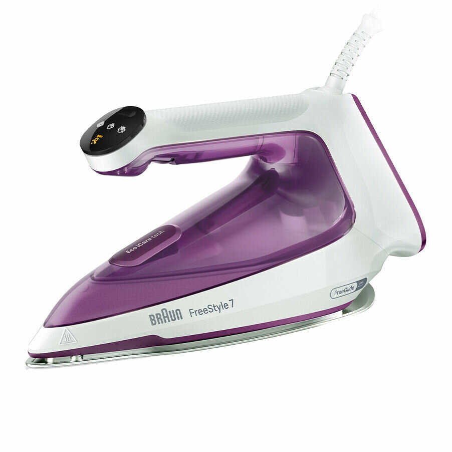 Утюг Braun FI7215VI FreeStyle 7 Мощность 2000 Вт Цвет Фиолетовый