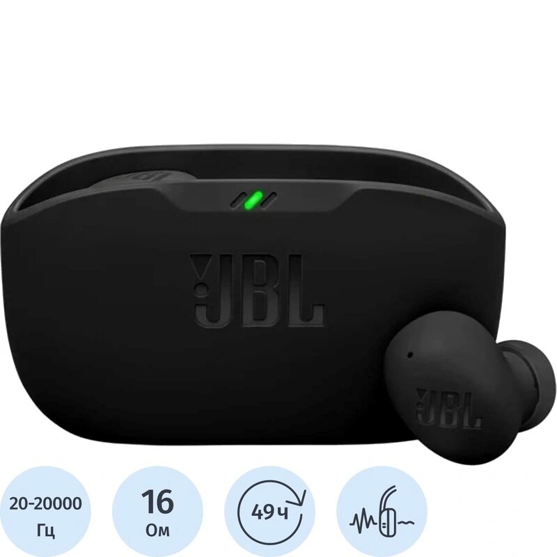 Наушники JBL Wave Buds 2 Black (JBLWBUDS2BLK)