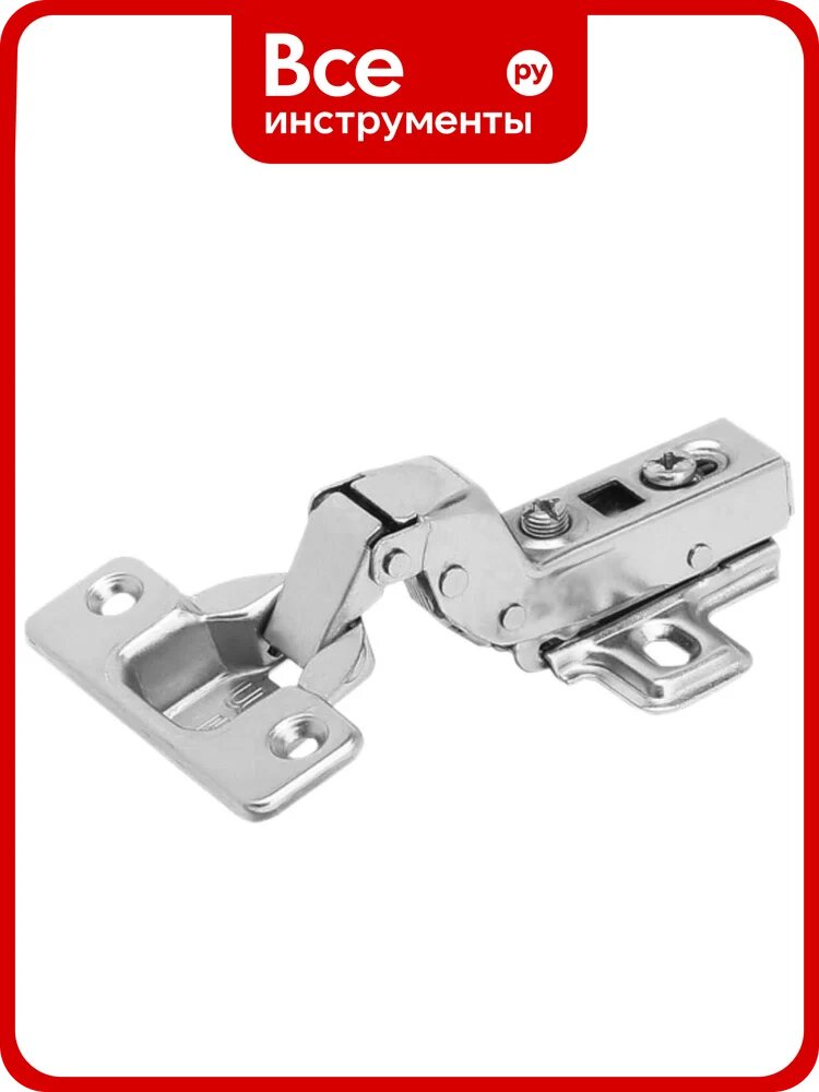 Вкладная петля MF 91370.082 Clip-on с доводчиком 9551v из стали с хромированным покрытием, для врезного монтажа