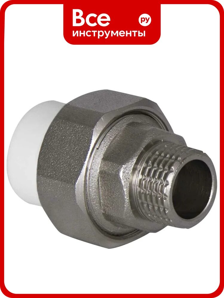 Комбинированная разъемная муфта TEBO PPR 75x2 1/2" НР 015020913, латунный
