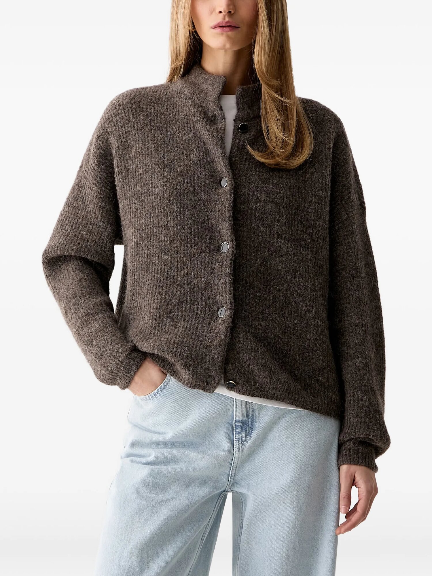 Кардиган AlphaGZ button-up knit cardigan