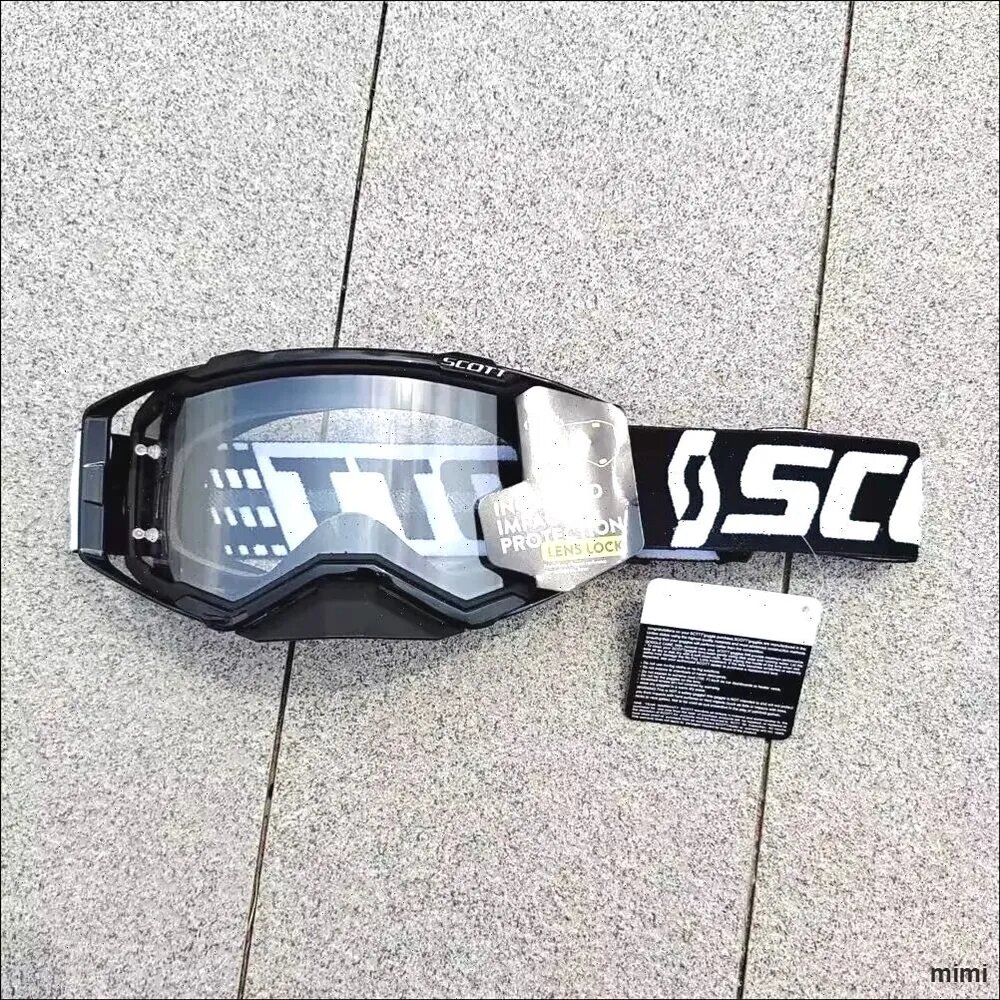 Scott Мотоочки, размер: Универсальный, цвет: черный, Impact Protection, LENS LOCK