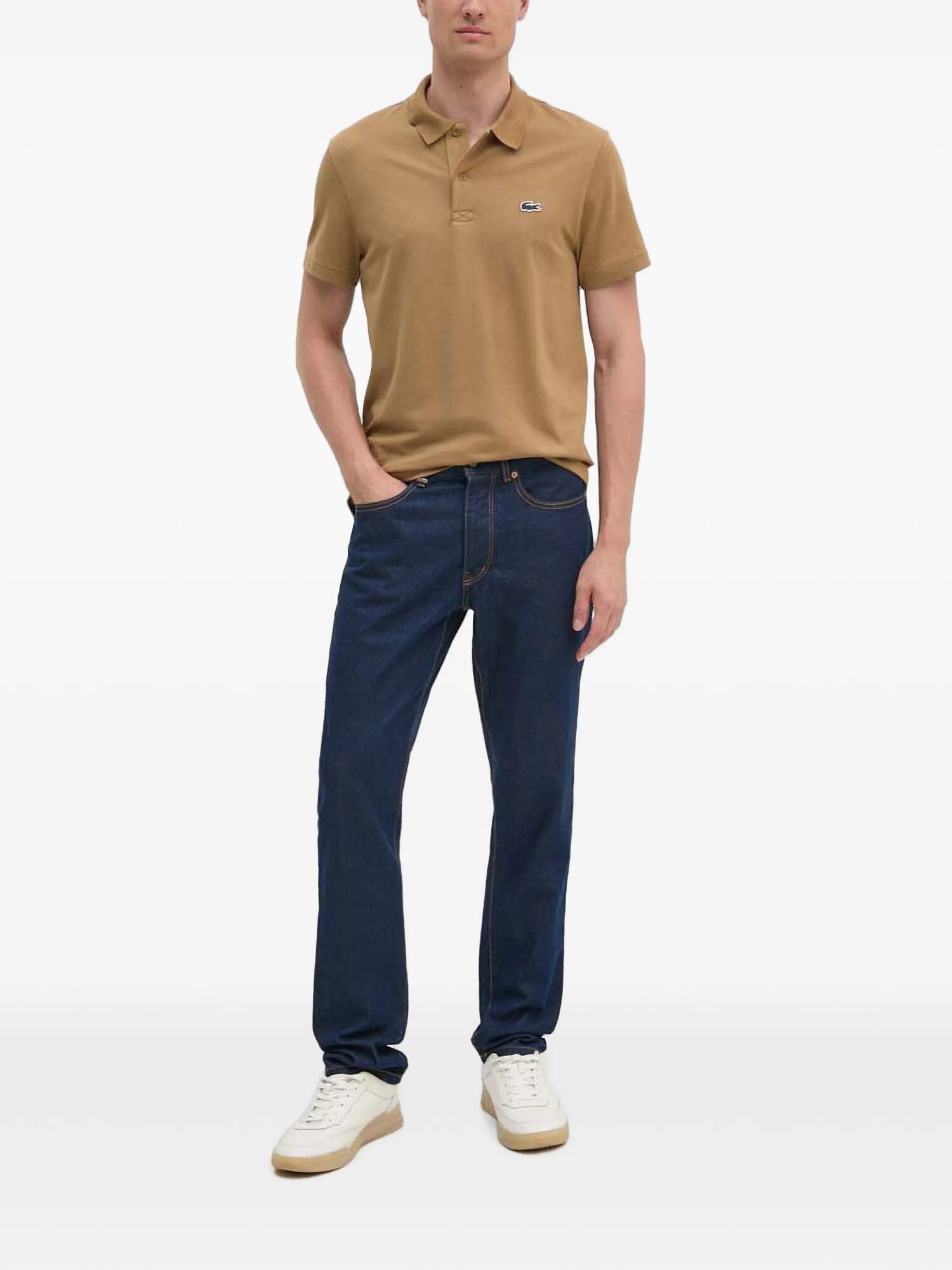 Рубашка LACOSTE Logo-patch polo shirt, размер S — фото 1