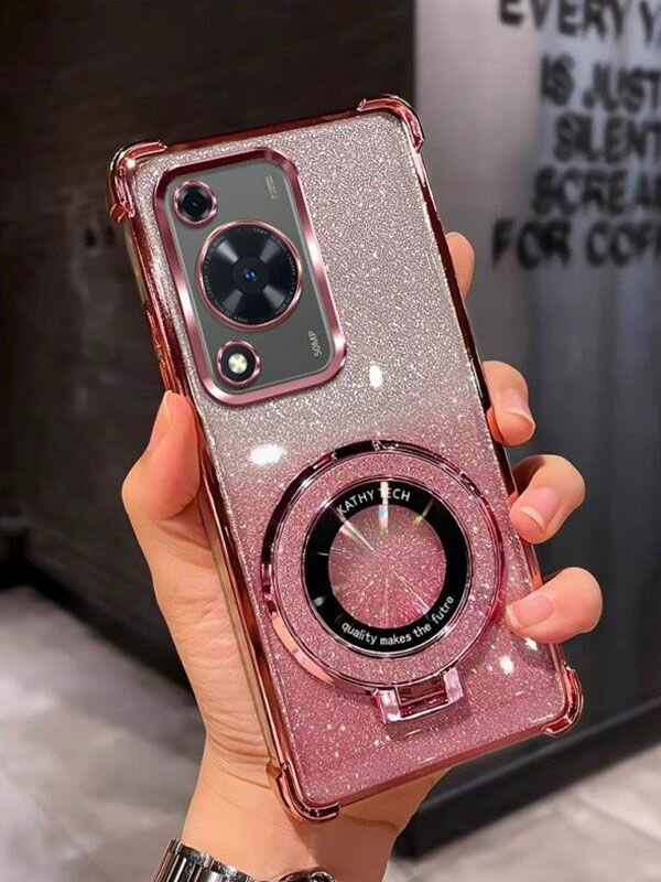 Чехол противоударный на Huawei Nova Y63/Хуавей Нова Y63 / блестки чехол на NovaY63 Нова Y63