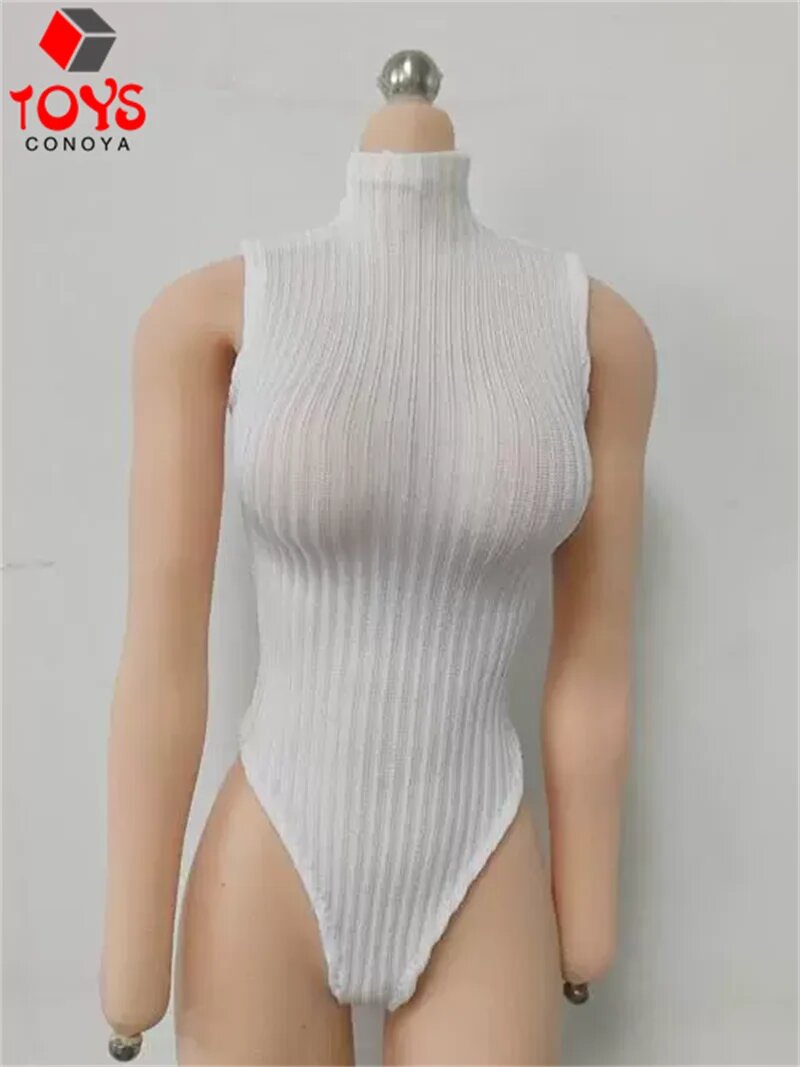 CONOYA 1/6 Боди без рукавов для куклы 12 дюймов Белый, white
