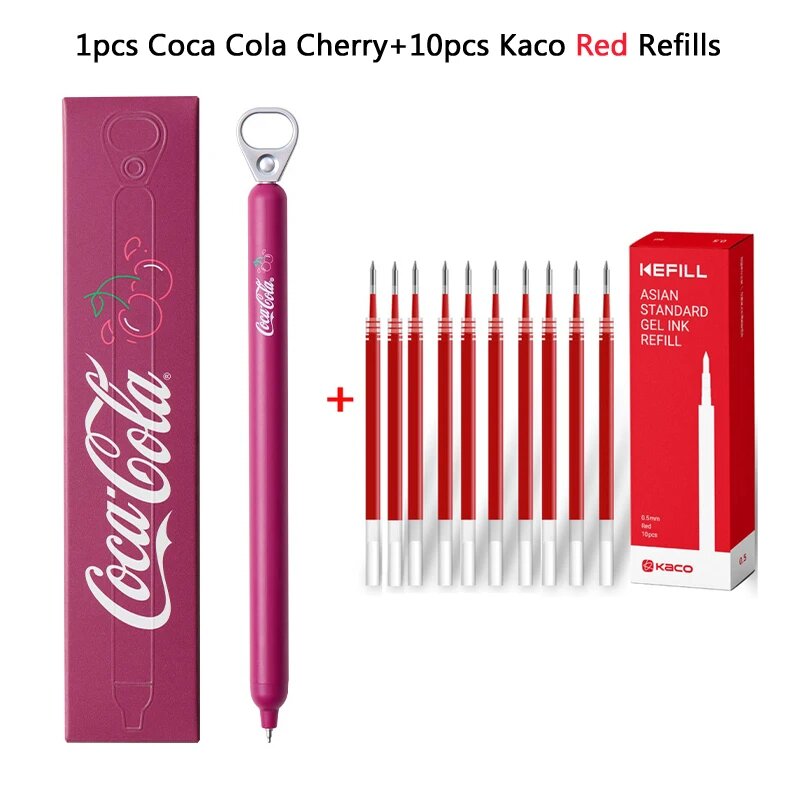 KACO Coca-Cola гелевая ручка 1Cherry 10KACO Red
