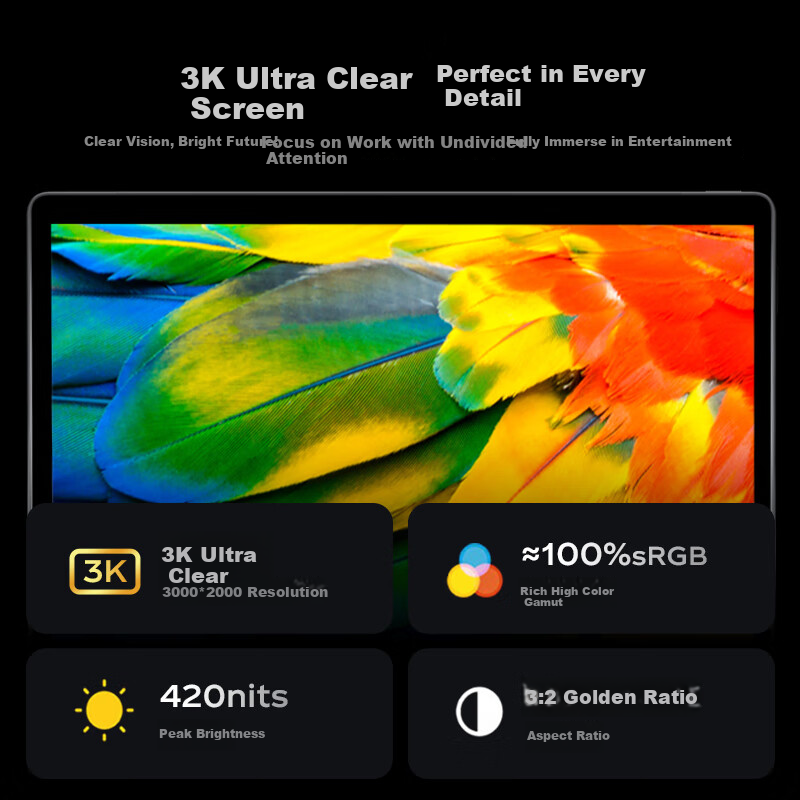 Lenovo Yinengzhe N130 13-дюймовый ноутбук-планшет 16ГБ+1ТБ i5-1334U 3K экран с защитой от усталости глаз