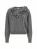 Свитер Alberta Ferretti Flower-embroidered wool sweater, размер 38