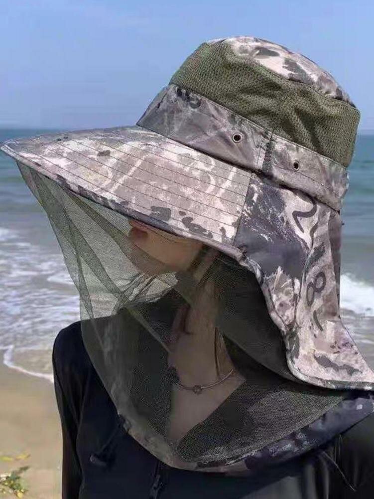 Летняя шляпа для рыбалки, маска для пчеловодства, шляпа от солнца, защита от солнца, полная защита лица, защита от комаров