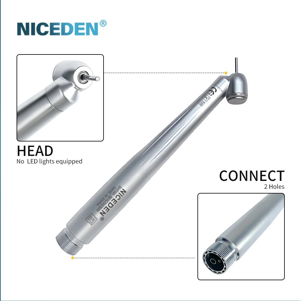Стоматологический наконечник Niceden 45 градусов no led 2 hole