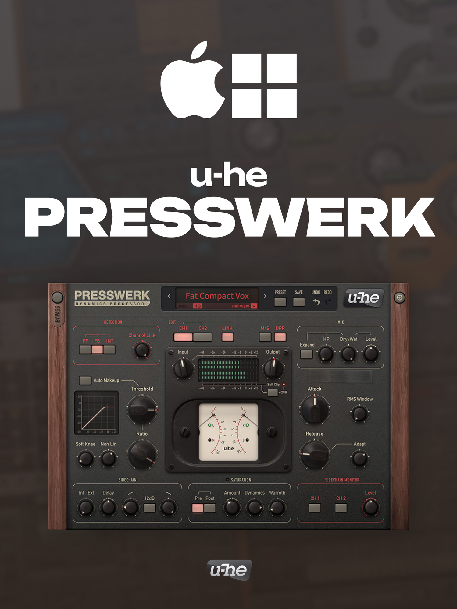 U-he Presswerk (лицензионная активация, бессрочно) для macOS & Windows