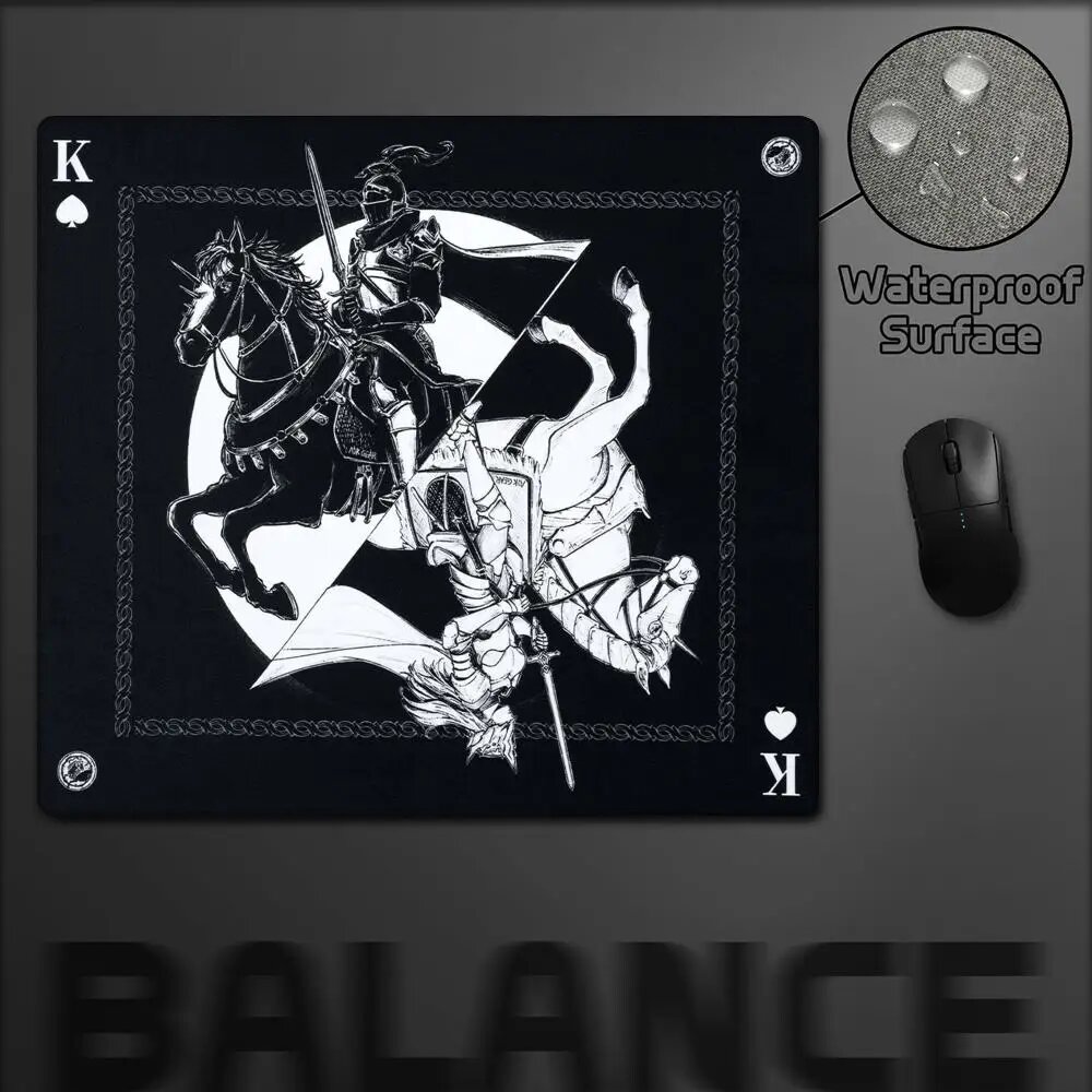 SHIMANG ATK Warhorse Battle Riding коврик для мыши Черный, 450x400x5mm, BLACK02