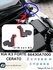 Дефлектор капота Kia K3 Forte 86430A7000 Cerato, черный матовый, 2 штуки, резино...