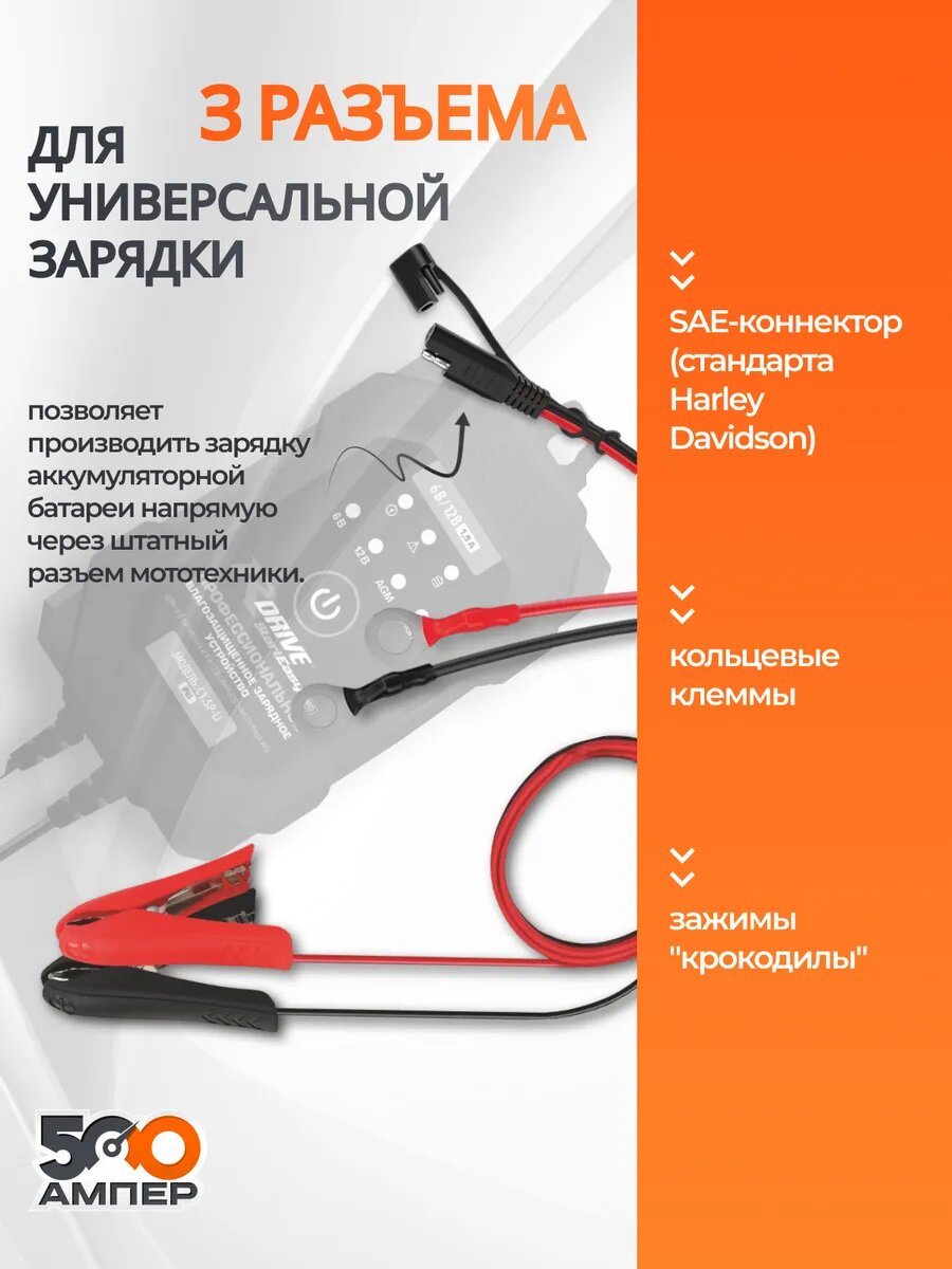 Зарядное устройство RDRIVЕ StartEasy PRO C1.5P-Li — фото 1