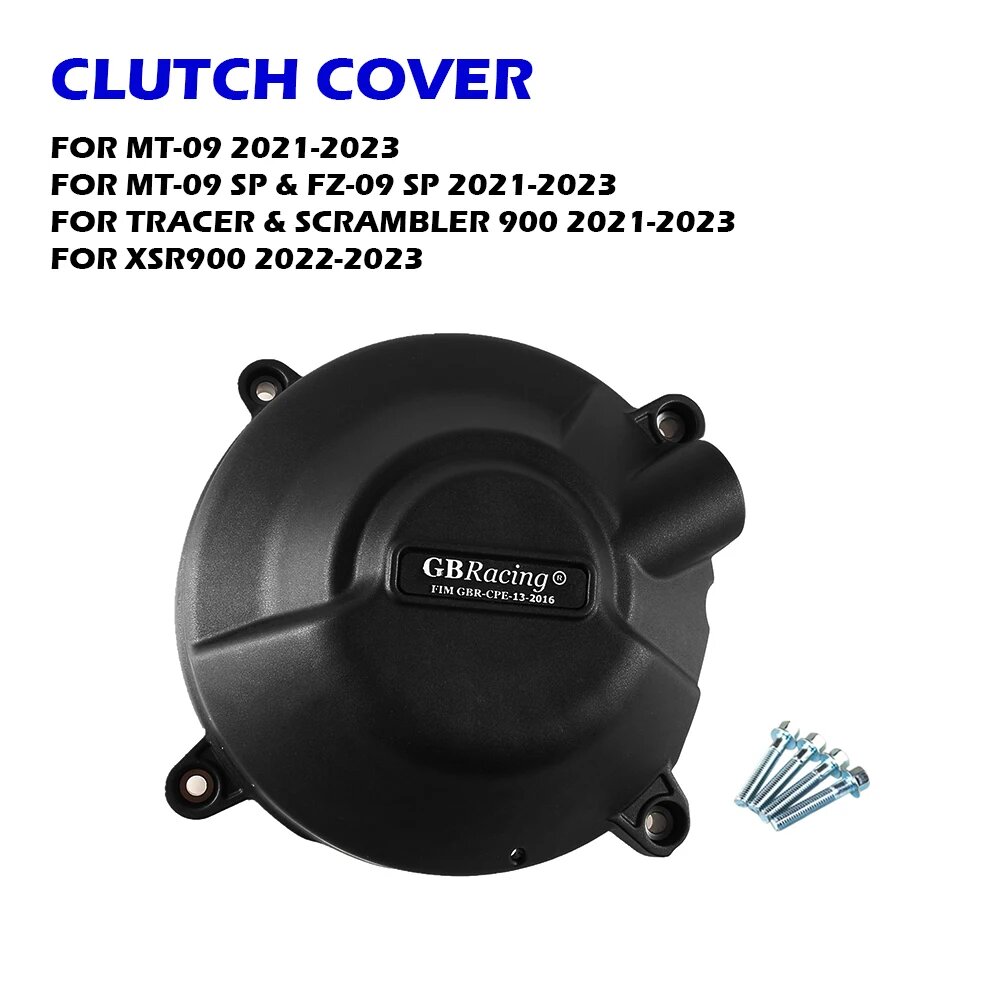 Защита крышки двигателя мотоцикла GB Racing для YAMAHA MT09 SP MT-09 FZ-09 Черный, Clutch Cover