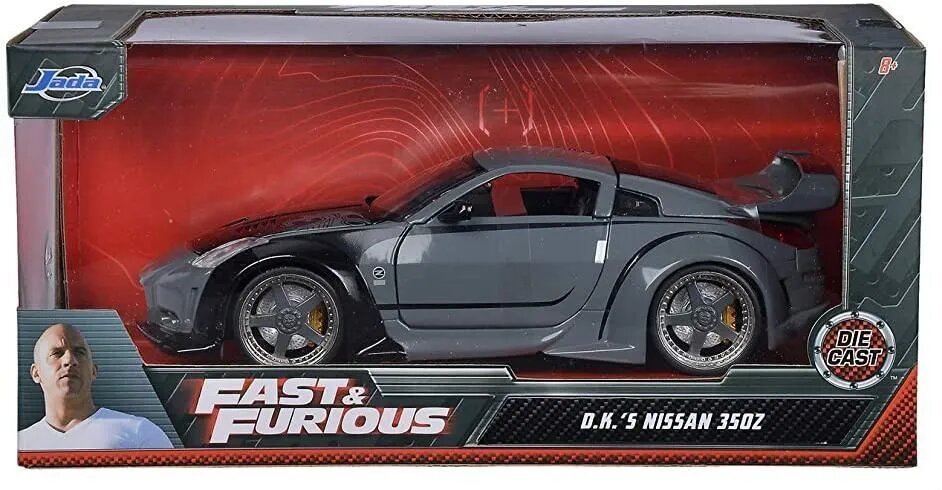 Машинка JADA 1:24 Toyota supra Plymouth Nissan skyline gtr R35 350Z Mazda RX7 Mitsubishi Lancer Eclipse Fast and Furious hello kitty alloy car model