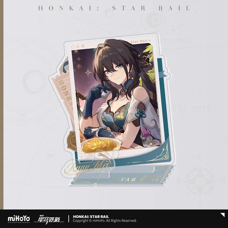 Акриловая фигурка-подставка Honkai: Star Rail Stelle Herta In stock, Ruan Mei