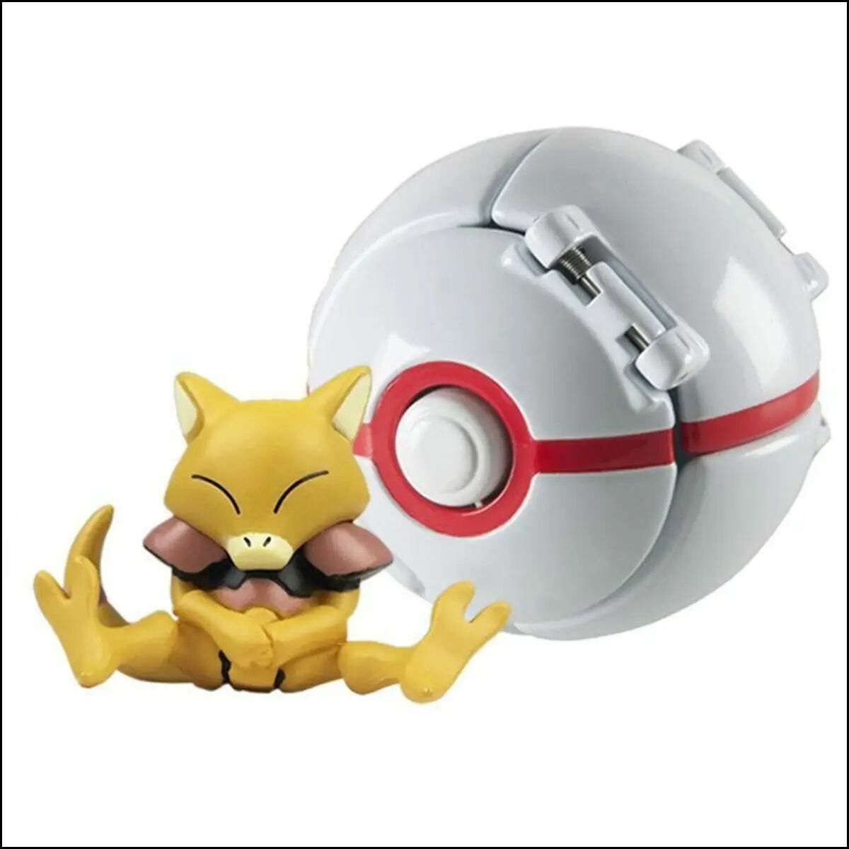 Качественный шар Pokeball применяемый для коллекционных статуэток покемонов, детская игрушка.
