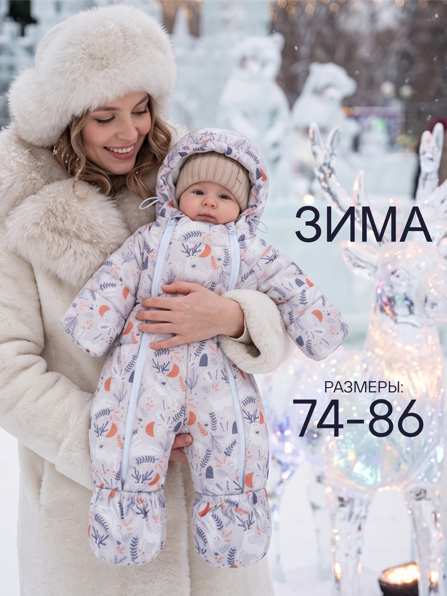 Комбинезон утеплённый Сонный Гномик Саяны