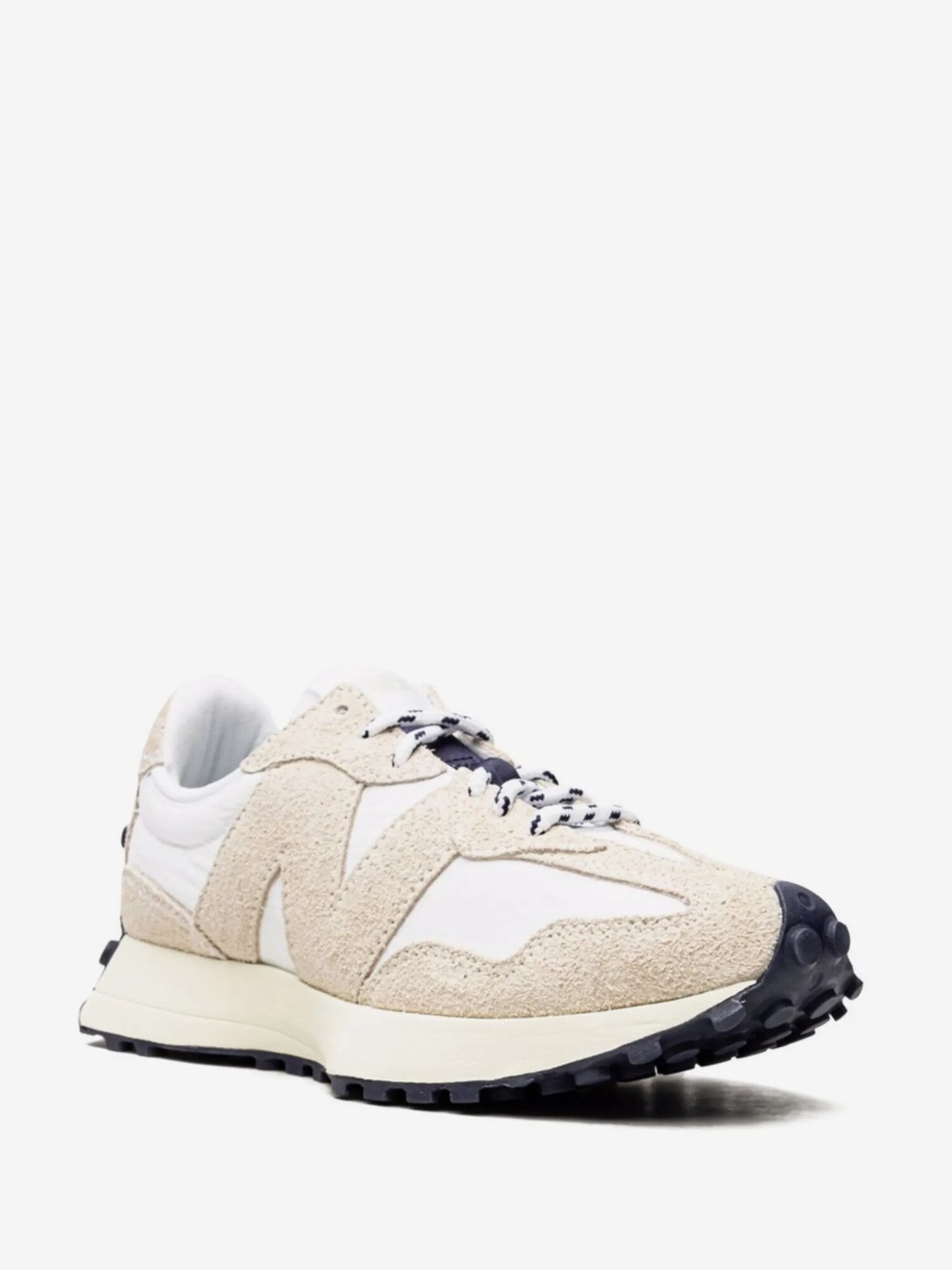 Кроссовки New Balance 327, размер 13 US, бежевый/белый — фото 1