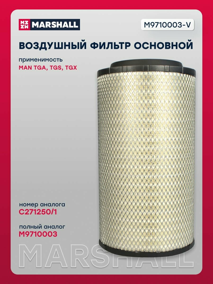 Фильтр воздушный MAN TGA/TGS/TGX, основной