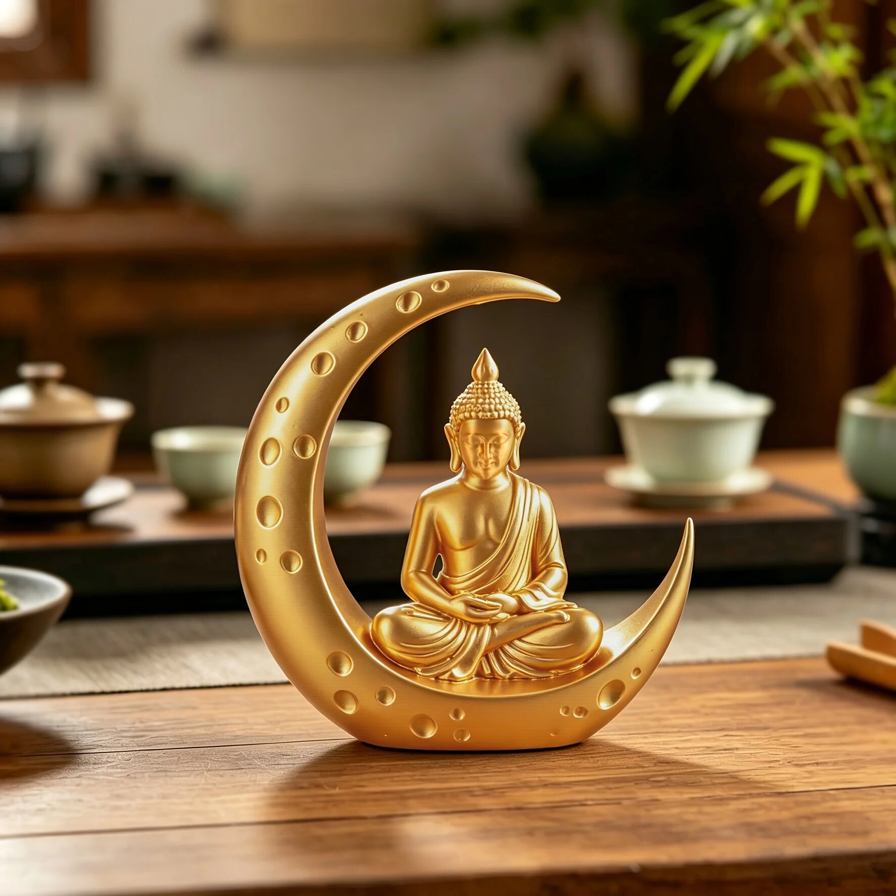 Фигурка Будды на Луне, Buddha Moon 2