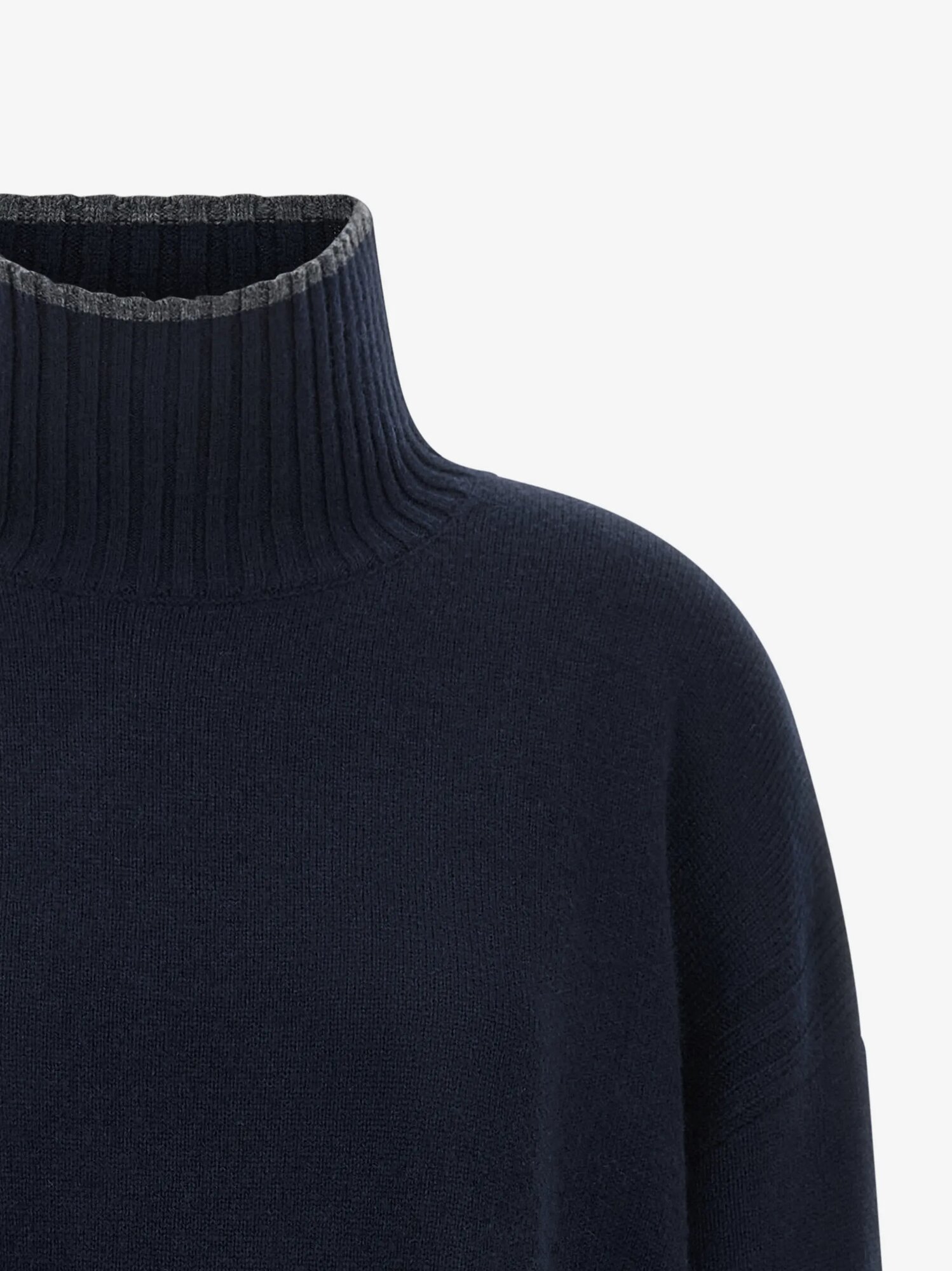 Свитер Pinko Ribbed-knit high-neck sweater, размер 42, , blue — фото 1