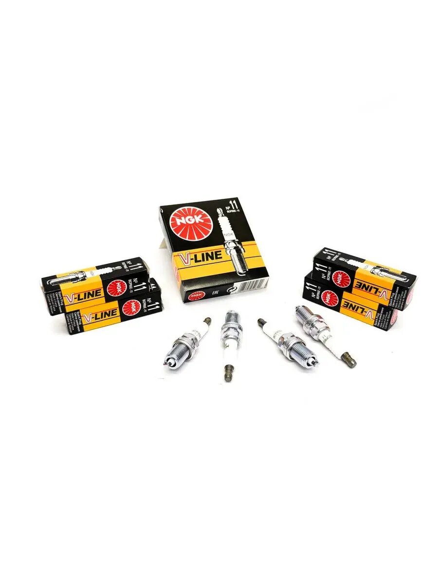 Свечи зажигания NGK BCPR6E-11 (4шт) на двигатель ВАЗ 16кл