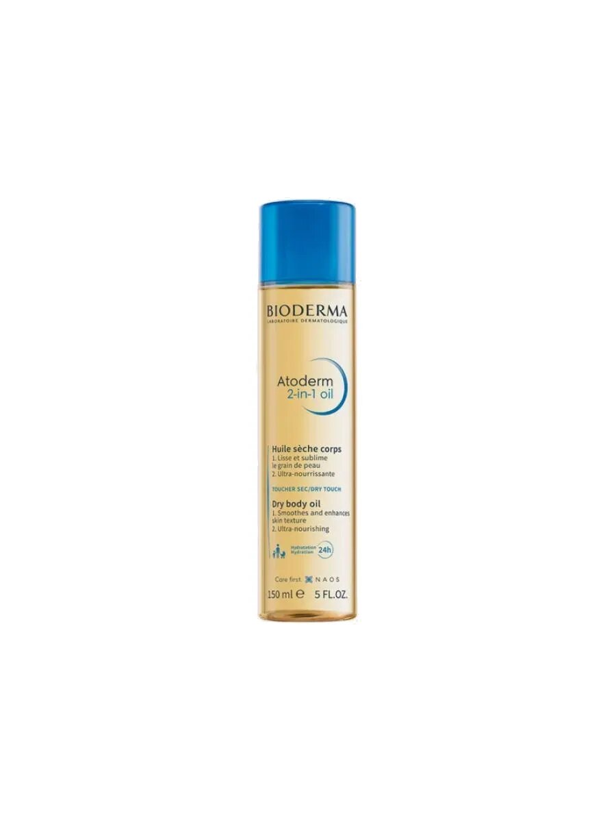 BIODERMA Atoderm 2-in-1 oil, Cухое масло для тела 2в, 150мл