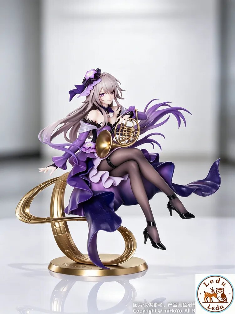 Фигурка Касторис Honkai Star Rail Gift+ 1/8, коллекционная аниме модель 18.7 см, подарок для фаната, с арфой и крыльями бабочки / Myethos стиль