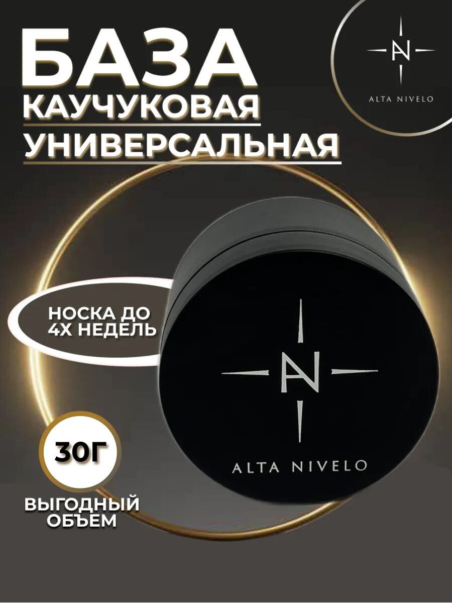 База для ногтей прозрачная каучуковая