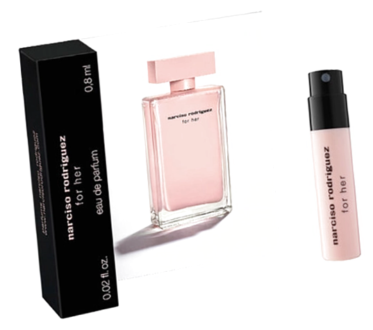 Пробник духов Нарциссо Родригес розовые 0.8 мл - Narciso Rodriguez For Her Edp для женщин
