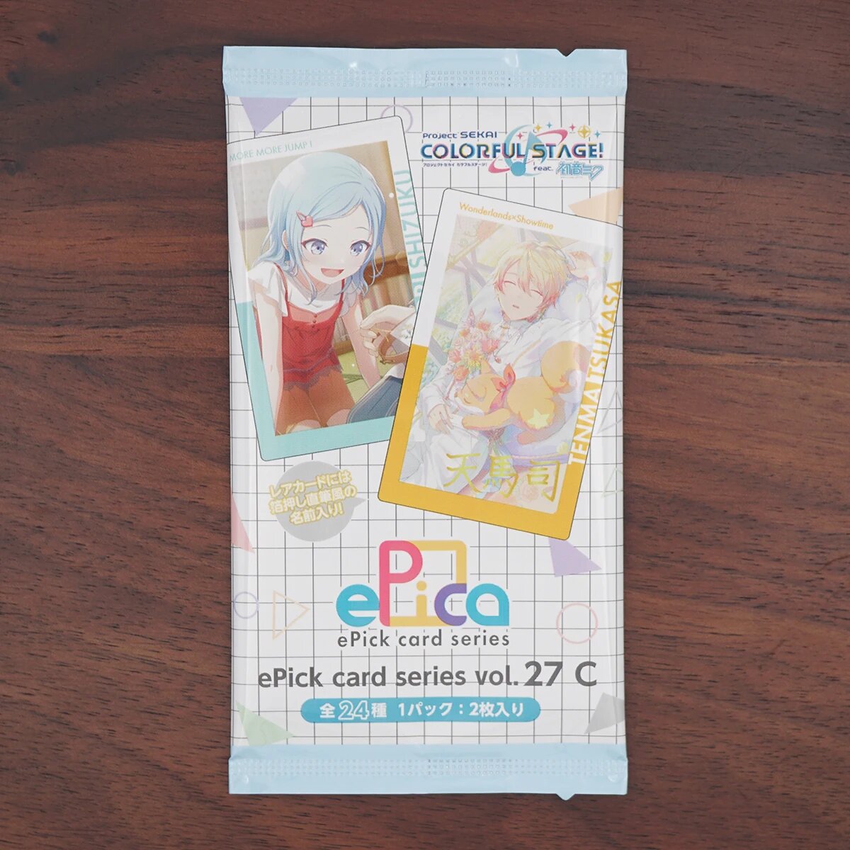 Коллекционная карта SEKAI PROJECT Vol. 27 C Bandai 27C Pack(2 cards)