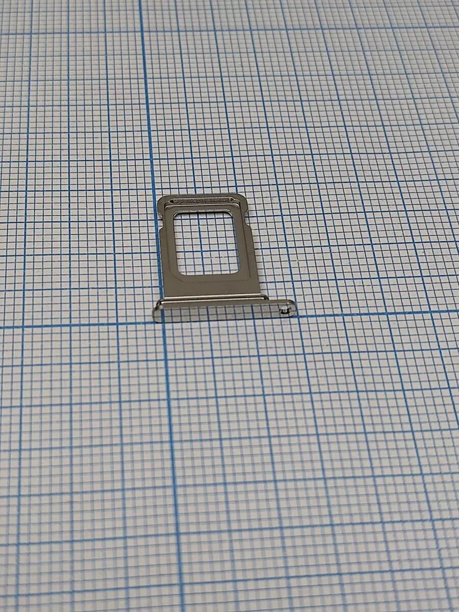 Держатель SIM-карты iPhone 13 Pro / 13 Pro Max (серебристый) лоток слот